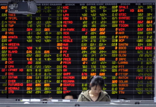 Thai share prices close 2.79 pct higher