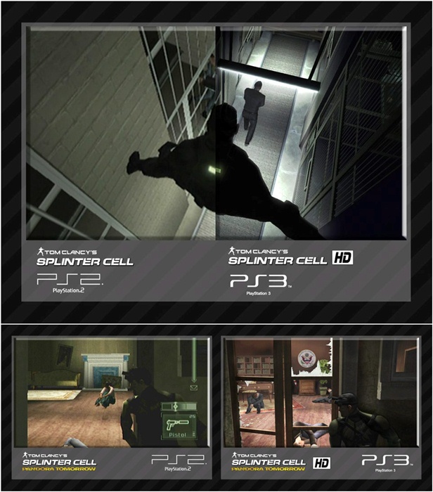 "Splinter Cell Trilogy" ชุดรวมไตรภาครองรับ 3D