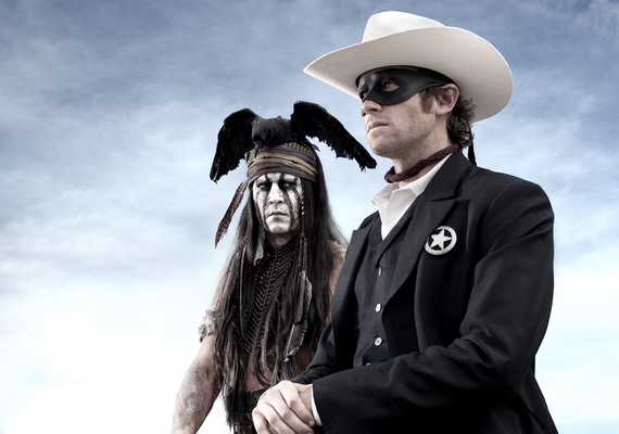 ภาพแรก The Lone Ranger "จอห์นนี่ เดปป์" เป็นอินเดียนแดง