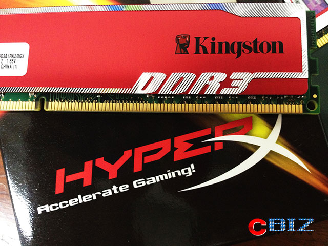 Review : Kingston HyperX red DDR3 8GB แรมคู่นี้เน้นความแรง