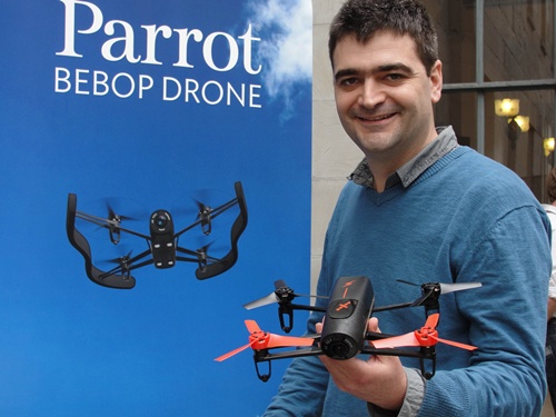 Parrot launching smartphone-controlled drones