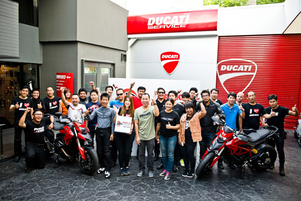 Ducati Bangkok รวมแก๊งค์ Hypermotard โชว์ความหล่อทำกิจกรรมเพื่อสังคม Back to Nature