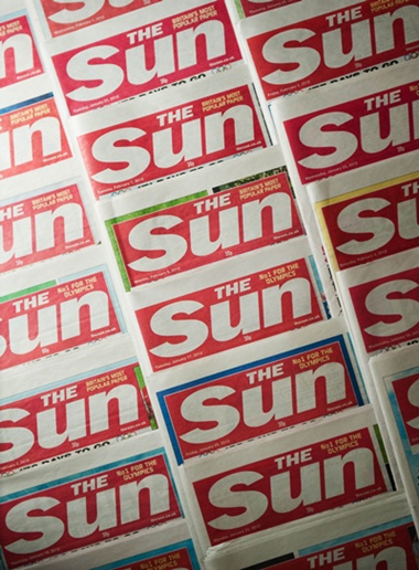 Topless page three returns to Britain's The Sun