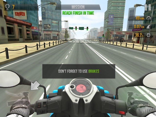 Review: Traffic Rider บิดมิดไมล์ หัวใจติดล้อ (iOS, Android)