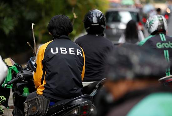 Uber motorcycle taxi