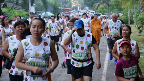 ททท.ตอ.ร่วมภาคเอกชน จัดกิจกรรมวิ่งมาราธอน Active Run Fruit Fit Fun Run 2018