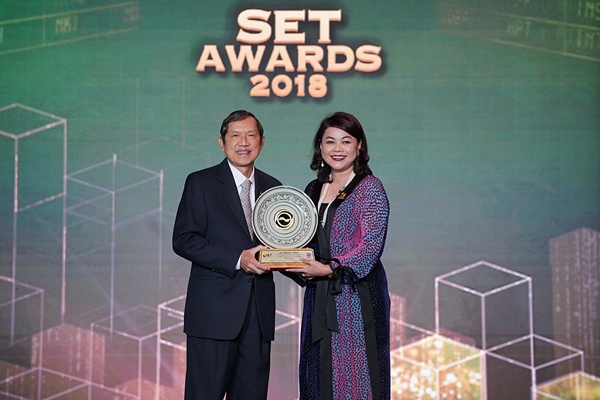 ‘ไทยออยล์’ คว้ารางวัลยอดเยี่ยมประเภทรางวัลบริษัทจดทะเบียน ด้านผลการดำเนินงาน จาก SET Awards 2018