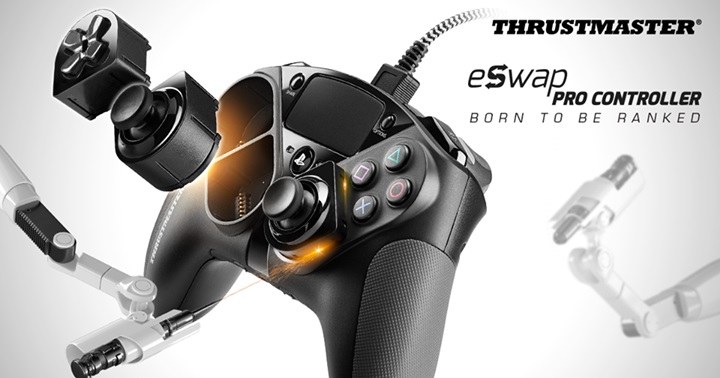 เผยโฉม "eSwap Pro Controller" จอยเกม PS4 เปลี่ยนชิ้นส่วนได้
