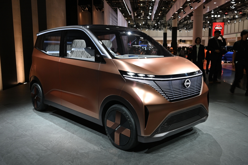 Nissan IMk Concept รถไฟฟ้า ตัวถังทรง Tall Box สไตล์ ญี่ปุ่น