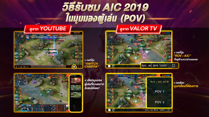 ศึกอีสปอร์ต RoV ครั้งยิ่งใหญ่แห่งปี "AIC 2019" พร้อมระเบิดความมันส์ 23 ...