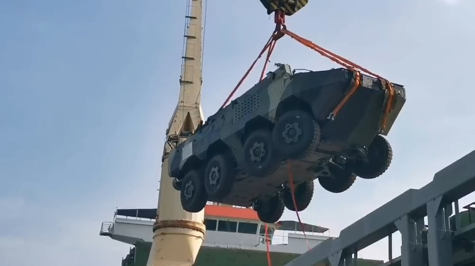 รถเกราะ VN1-รถถังVT-4 จีนส่งถึงไทยแล้ว เตรียมทดสอบและใช้ในพิธีถวายสัตย์