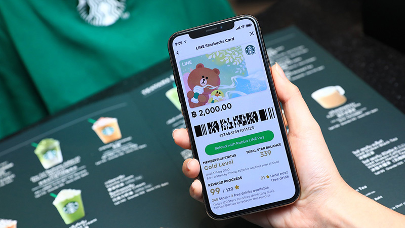 LINE ดึง Starbucks เปิดฟีเจอร์ใหม่ ‘My Card’