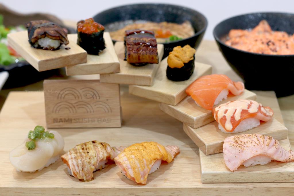 “Nami Sushi Bar” อร่อยคำโต ซูชิปั้นสด หลากรสอาหารญี่ปุ่น