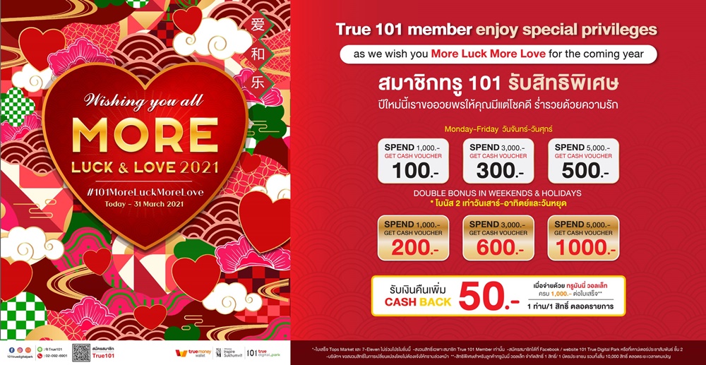 101 True Digital Park ตั้งการ์ดเข้มสู้โควิดรอบใหม่ จับมือร้านค้าทั่วศูนย์