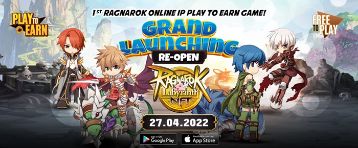 "Ragnarok Labyrinth NFT" เผยกำหนดเปิดให้บริการใหม่ 27 เม.ย.นี้
