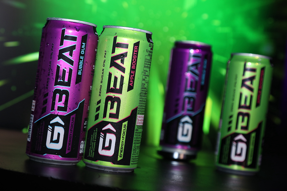 "G-BEAT" บูสต์พลัง เติมเอเนอร์จี กับเครื่องดื่มเอนเนอร์จีดริ๊งก์ 2 รสชาติ