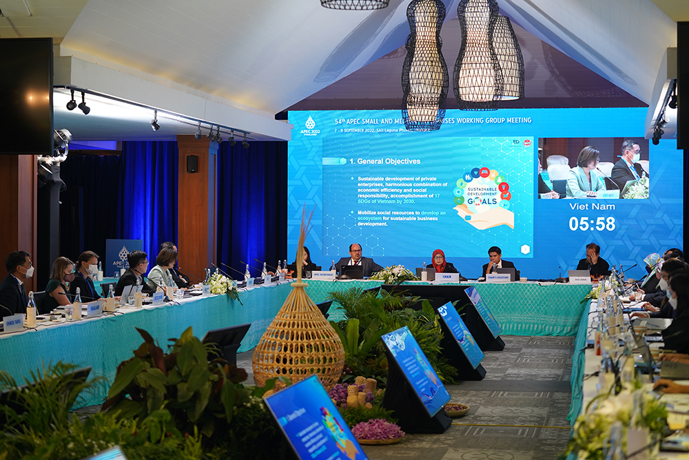 เล็งเสนอ 4 นโยบายหนุน MSMEs APEC เน้นเข้าสู่ดิจิทัล แหล่งทุน ตลาดภาครัฐ-เอกชน และทำธุรกิจบนฐาน BCG
