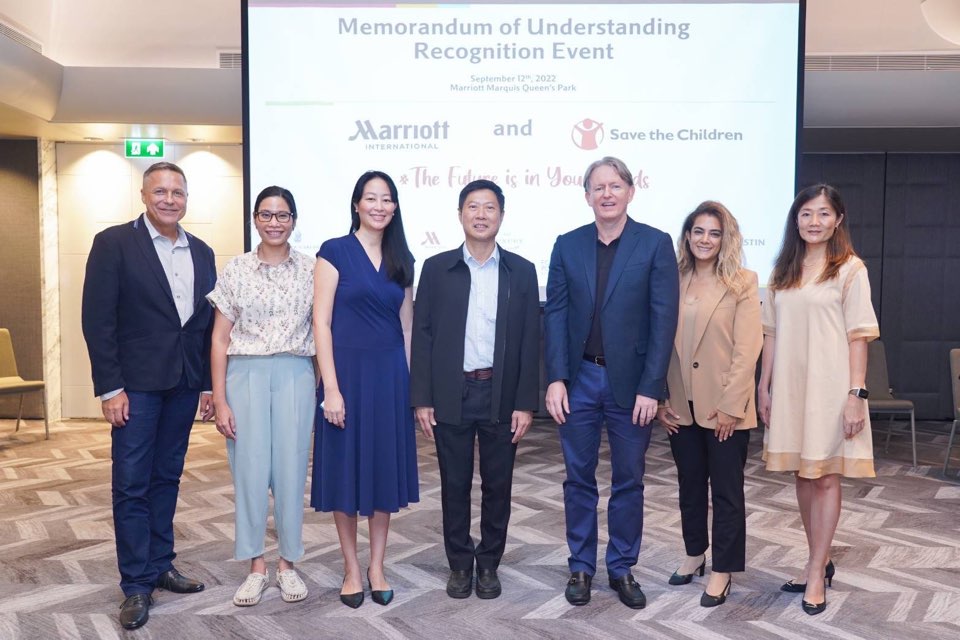 แมริออท ร่วมกับองค์กร Save the Children สร้างอาชีพให้กับเด็กและเยาวชน ...