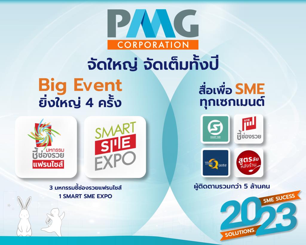 พีเอ็มจี เตรียมจัด Big Event 4 ครั้ง เพื่อ SMEs ทุกเซกเมนต์