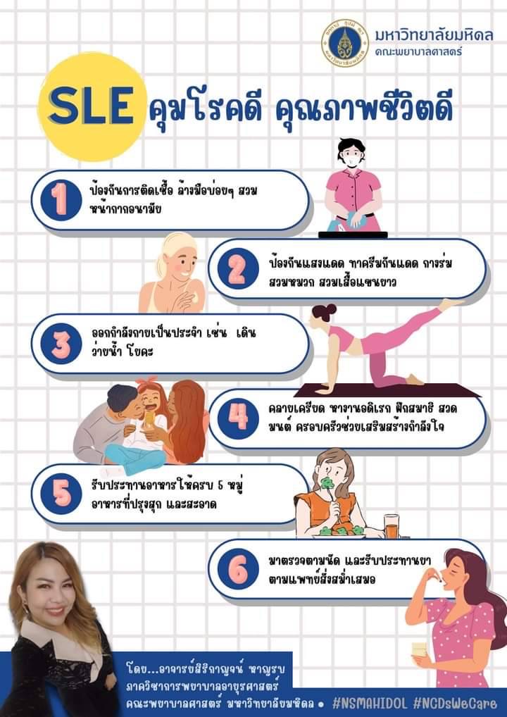 โรคแพ้ภูมิตัวเอง SLE : ควบคุมโรคดี คุณภาพชีวิตดี