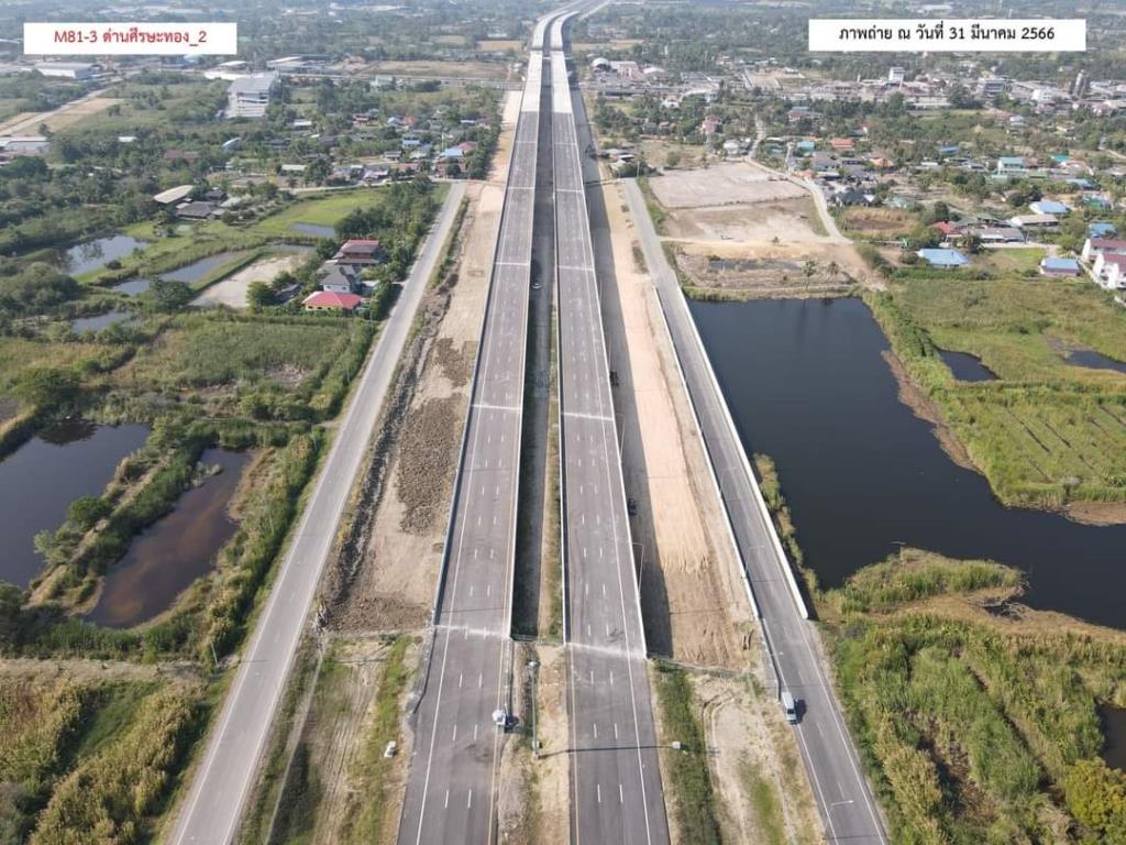 มอเตอร์เวย์"บางใหญ่"เสร็จแล้ว 14 ตอน ภาพรวมคืบ 90.21 % เร่ง O&M คาด ก.ย ...