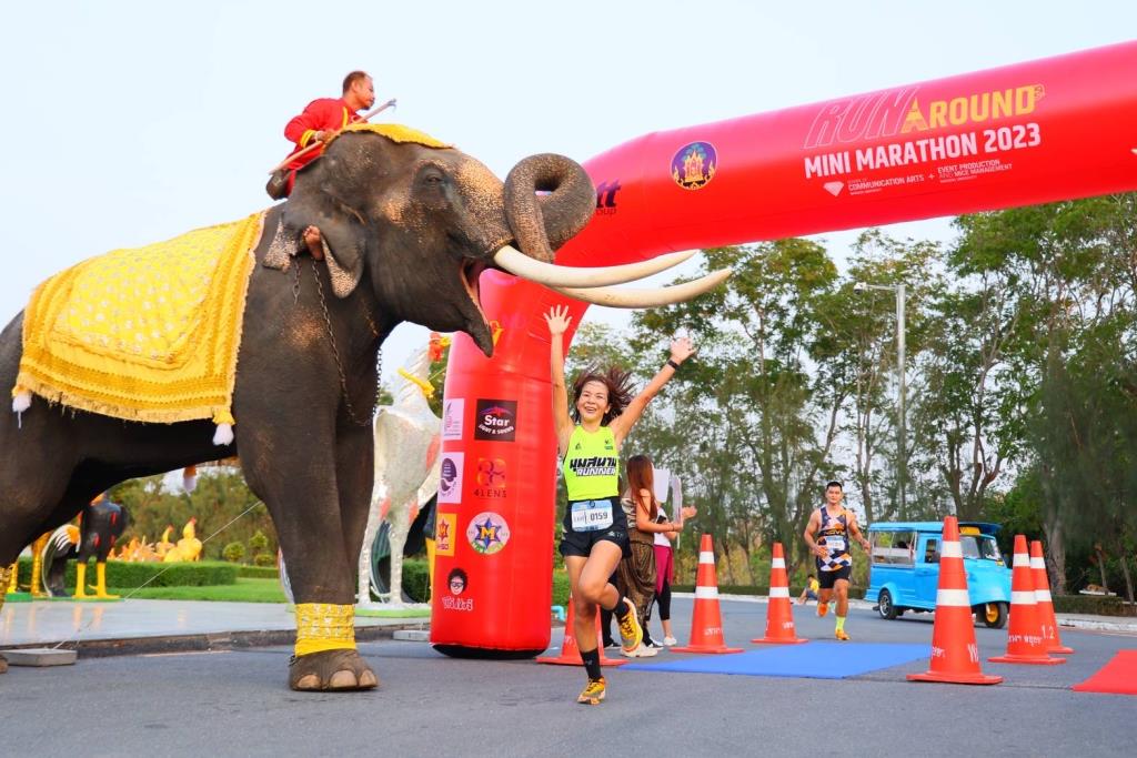 "Run Around Mini Marathon 2023" ปิดฉากอย่างยิ่งใหญ่ งานวิ่งที่มีช้างมา ...