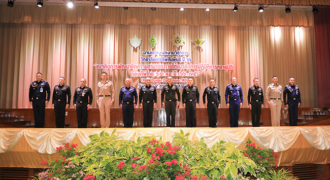 แนวคิดการพัฒนาขีดความสามารถภายใต้แนวคิดการปฏิบัติการหลายมิติ"(Multi ...