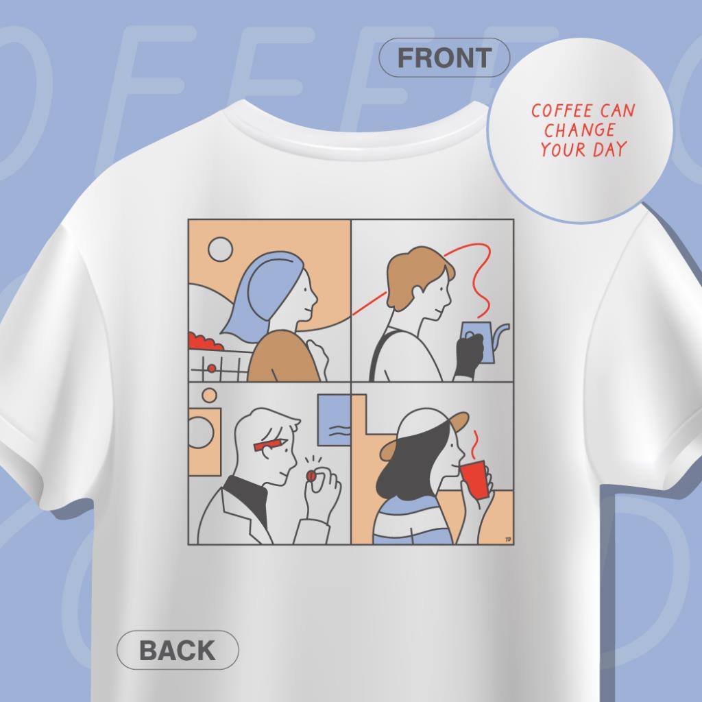 Truecoffee x TUNA DUNN ส่งตรงคอลเล็คชั่นสุดพิเศษ เสื้อยืดกากกาแฟ ที่ทรู ...