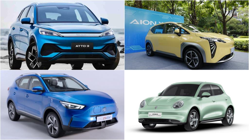 เทียบสเปค 4 EV จากจีน น่าคบในงบ 1 ล้าน+-