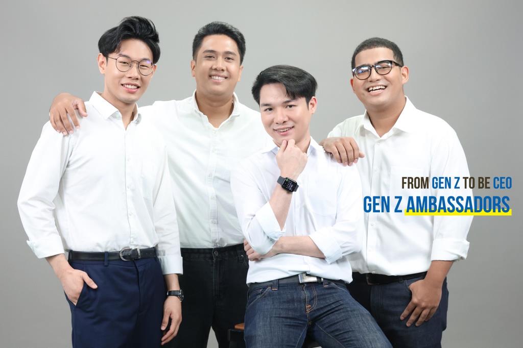 เผยโฉม 4 หนุ่มสุดยอด Gen Z Ambassadors ในโครงการ From Gen Z to be CEO ประจำปี 2566