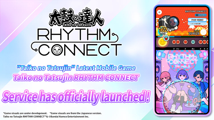รัวกลองบนมือถือ! "Taiko no Tatsujin: Rhythm Connect" เปิดให้เล่นในไทยแล้ว