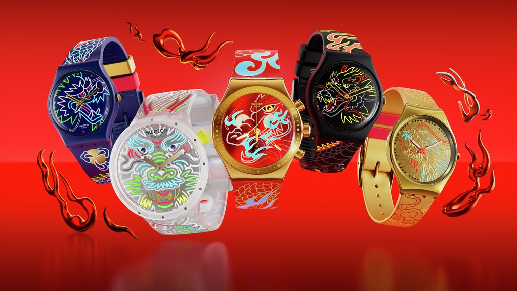 Swatch Launches Year of the Dragon Watch Collection Celebrating Good ...