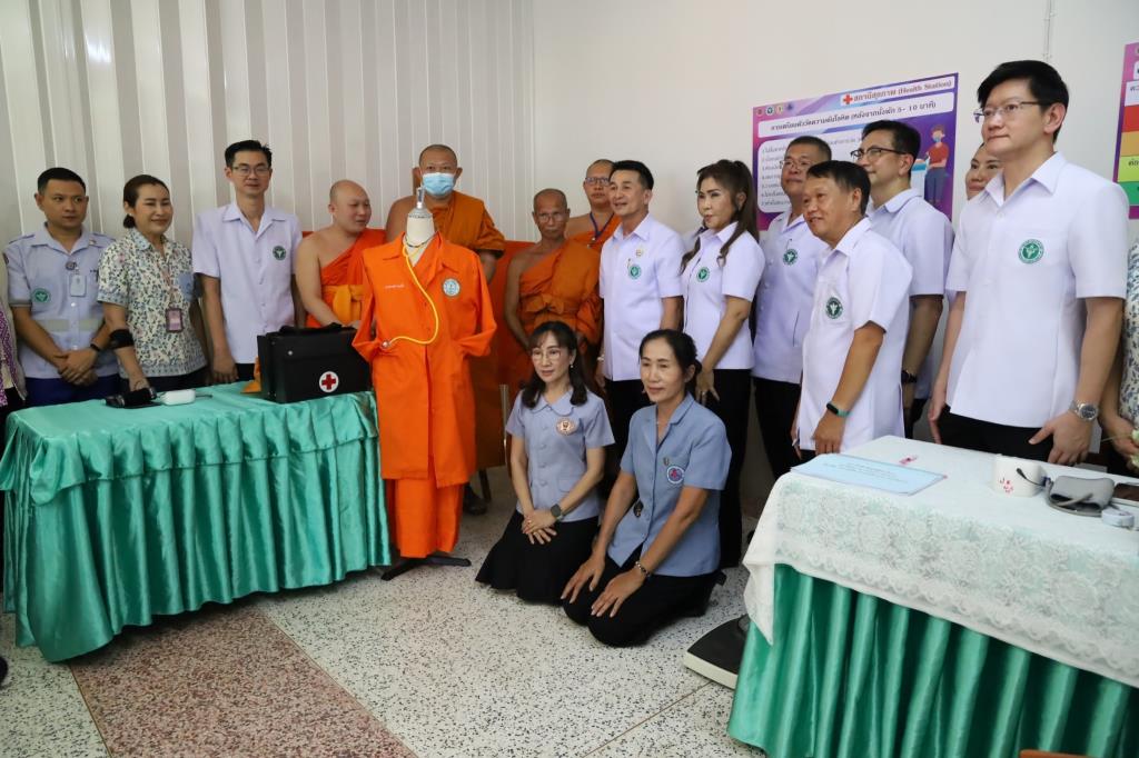 เปิดแล้ว "สถานีสุขภาพวัดเจดีย์" Health Station ในวัดแห่งแรก จ.น่าน