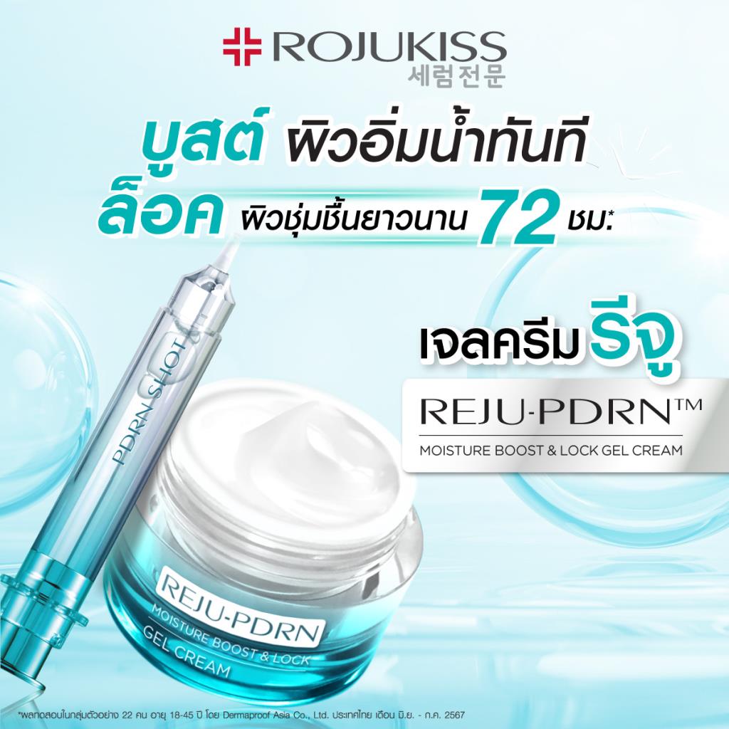 โรจูคิส เปิดตัวเจลครีมรีจู "REJU-PDRN MOISTURE BOOST & LOCK GEL CREAM ...