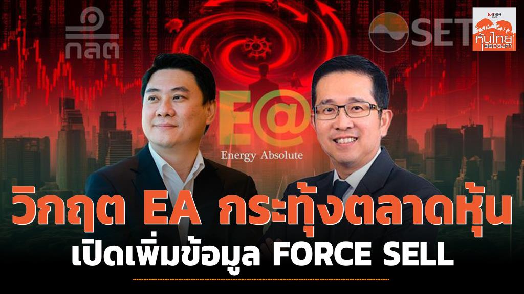 วิกฤต EA กระทุ้งตลาดหุ้น เปิดเพิ่มข้อมูล FORCE SELL