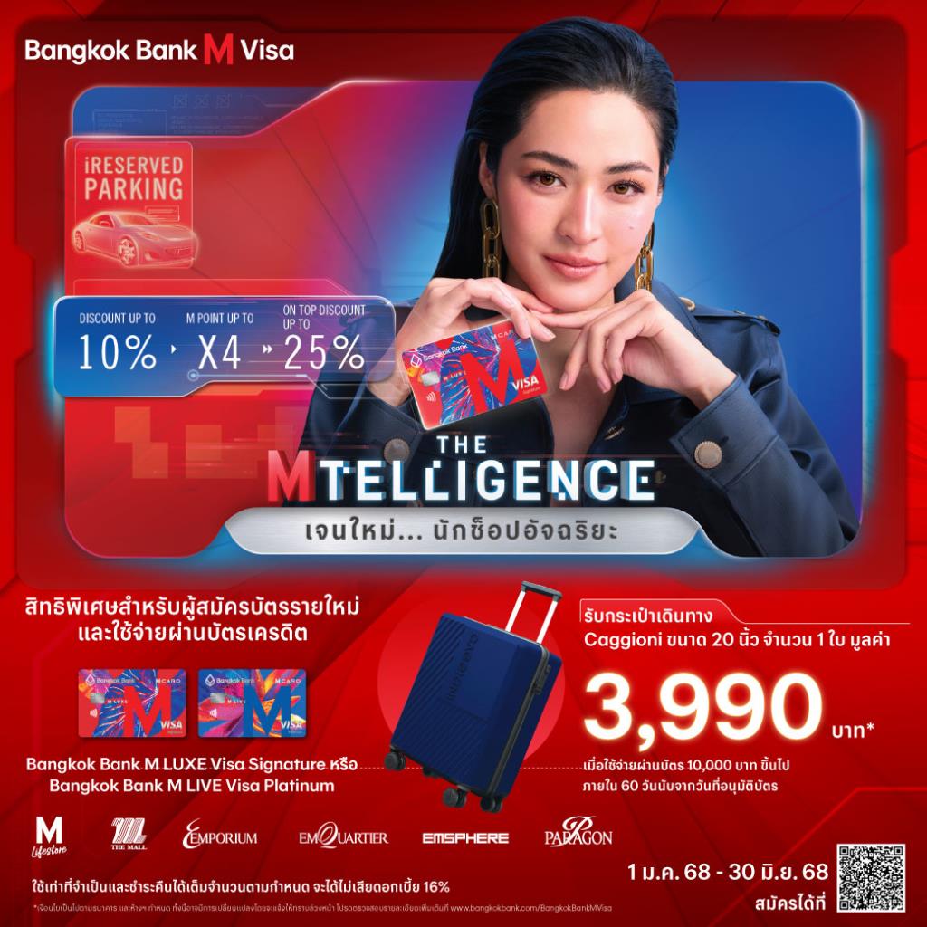 บัตร Bangkok Bank M Visa คว้า "หลิง หลิง" แบรนด์แอมบาสเดอร์หวังดึงนัก ...